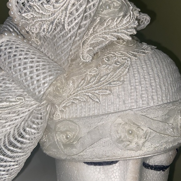 Ms. Divine | Accessories | Really Cute White Dress Church Hat By Ms ...